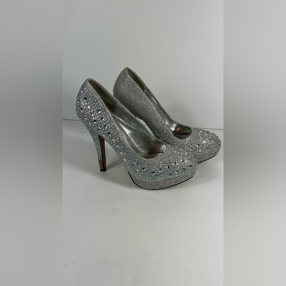 Valenti Franco | Shoes | Valenti Franco 8m Shoes Womans Sliver Crystal ...